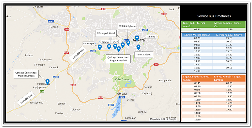 ACCOMMODATION – IDEA11 – Cankaya University